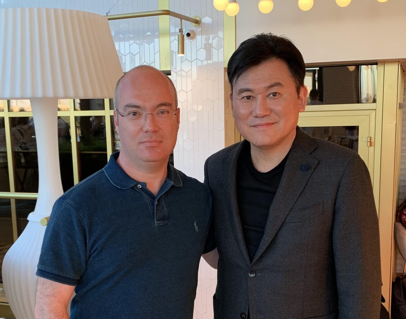 Strategeast President Anatoly Motkin Met Hiroshi Mikitani Founder Of